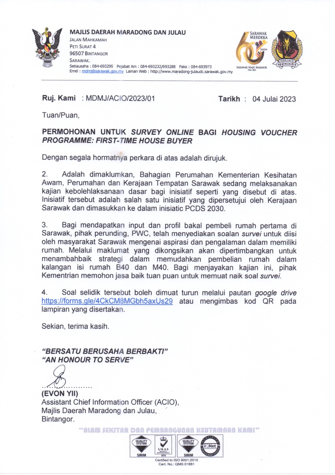 Staff Directory - Official Website of Maradong and Julau District Council